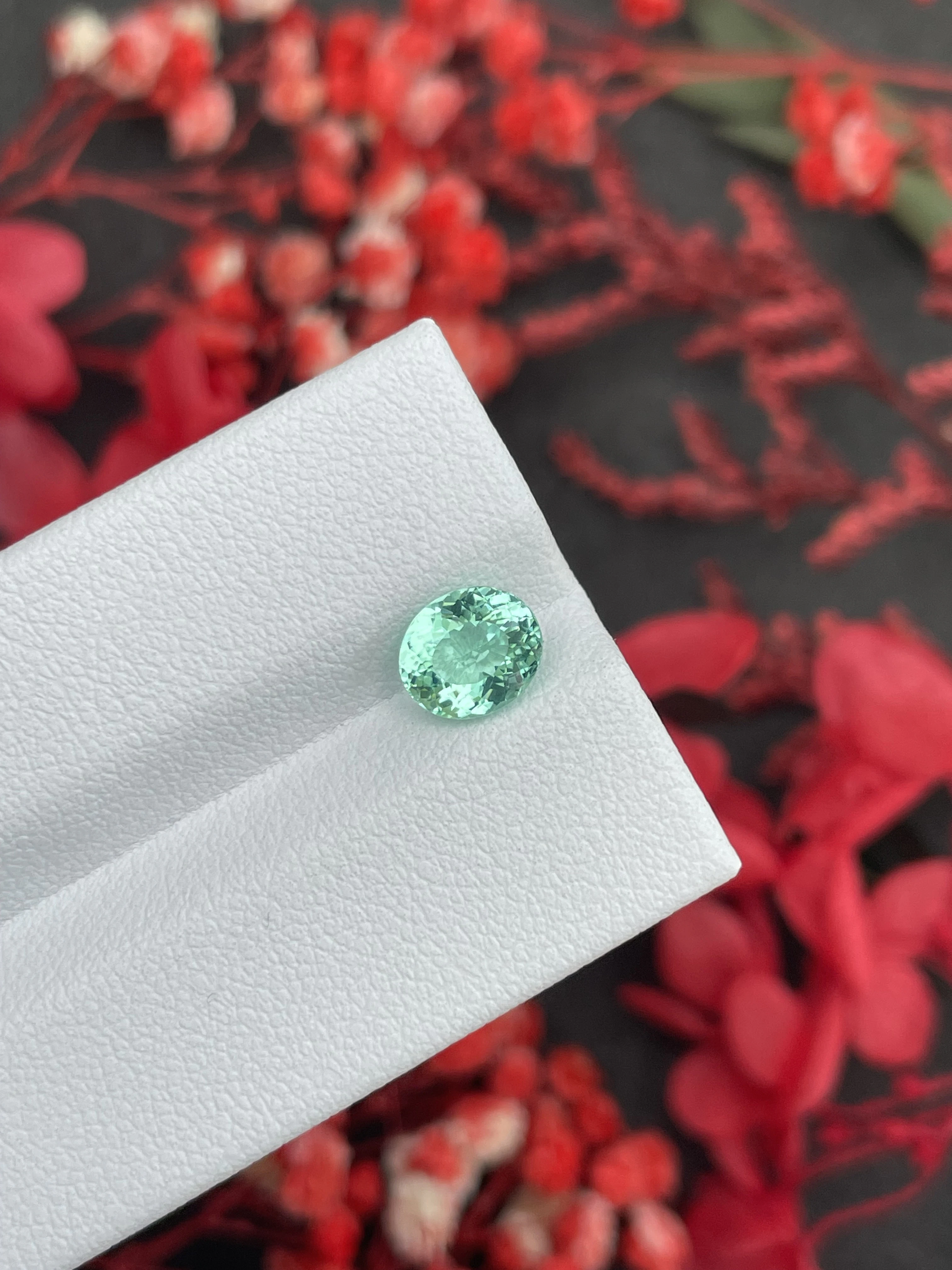 Green Paraiba Tourmaline 1.43ct (PA1484)