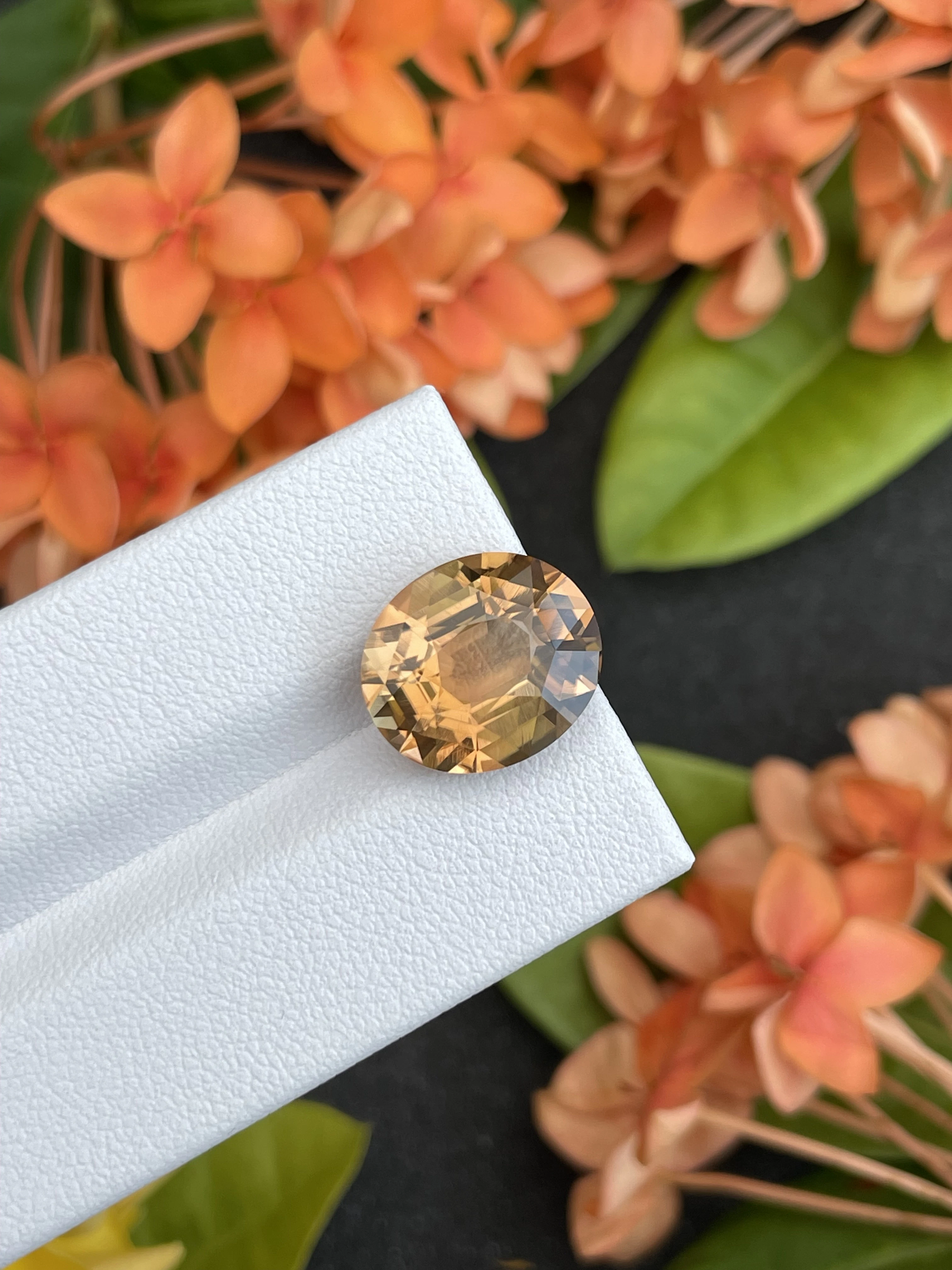 Yellow Tourmaline 6.68ct - 14x12mm (PT0609)