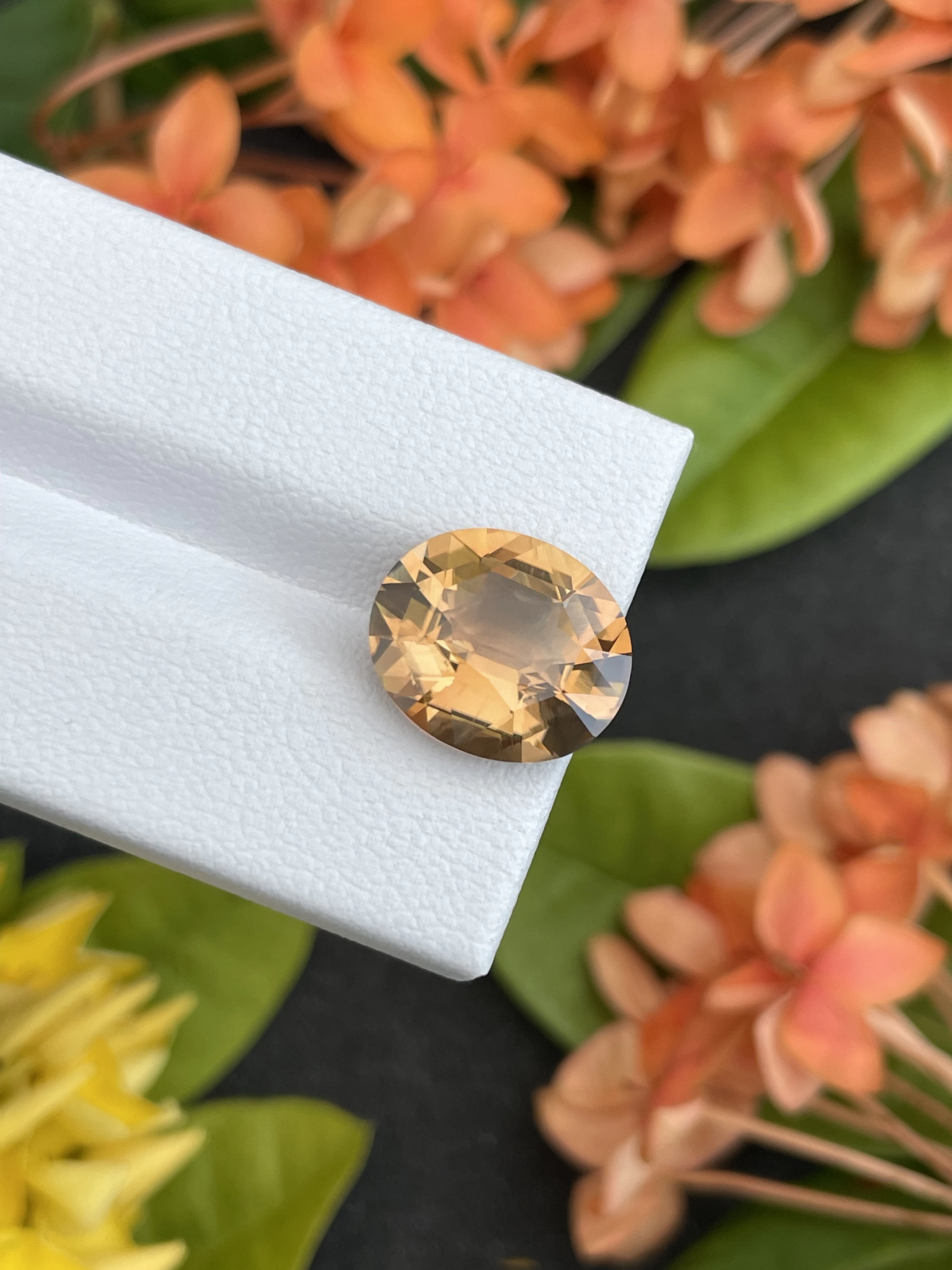 Yellow Tourmaline 6.68ct - 14x12mm (PT0609)