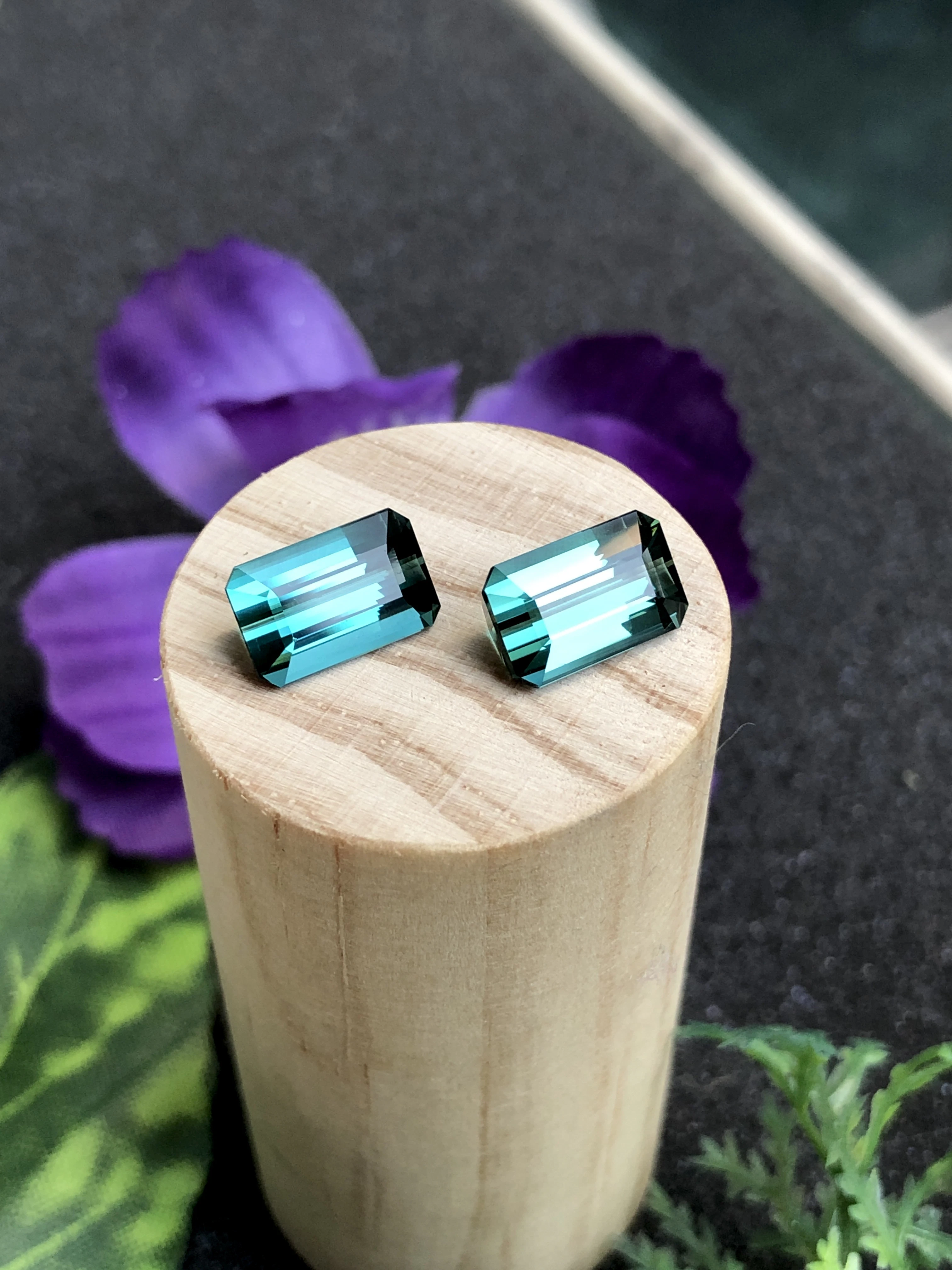 Indicolite Blue Tourmaline 5.99ct - Pair (TB0148)