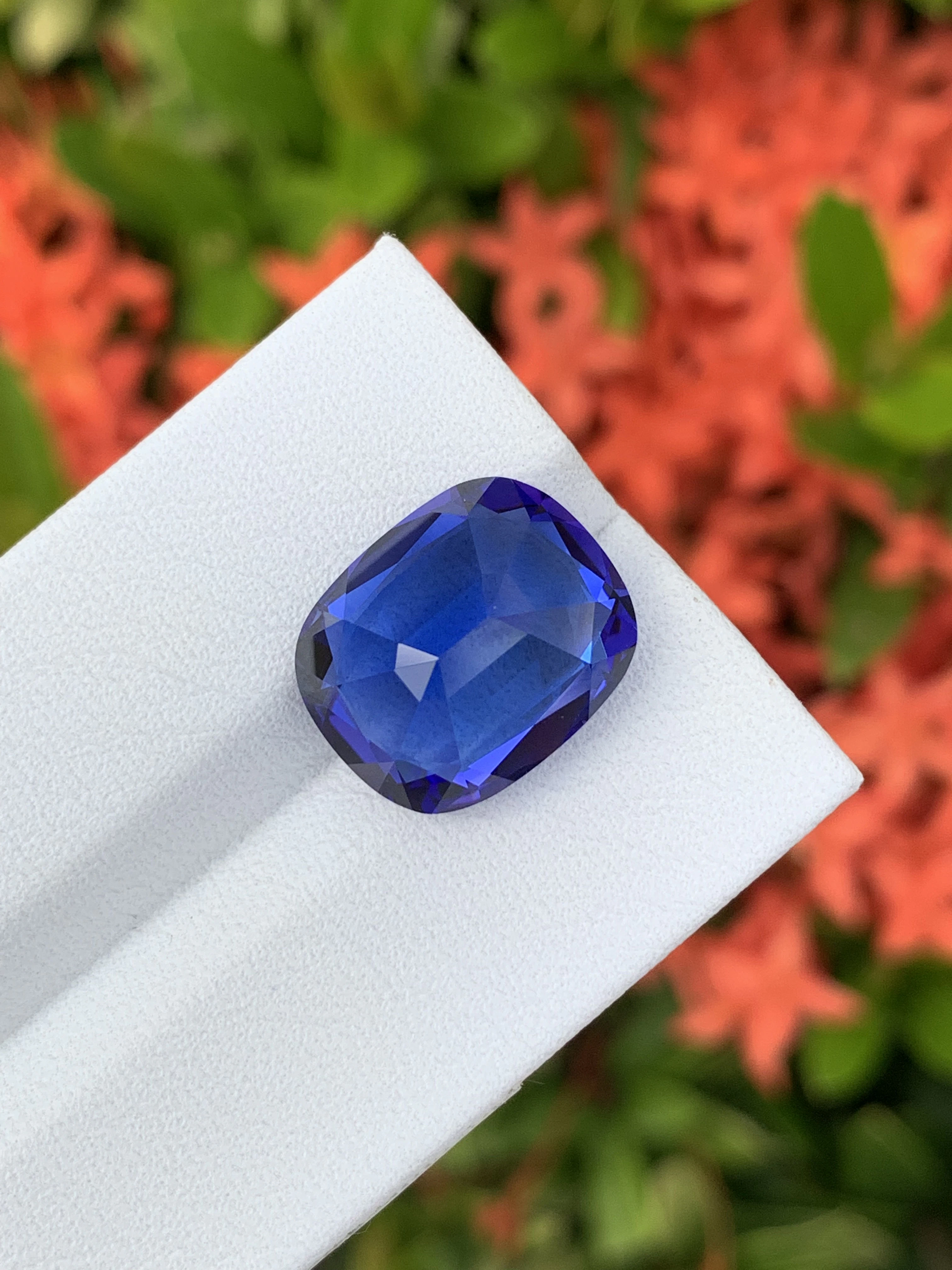 Blue Tanzanite 9.77ct - 14x12mm (TN0433)