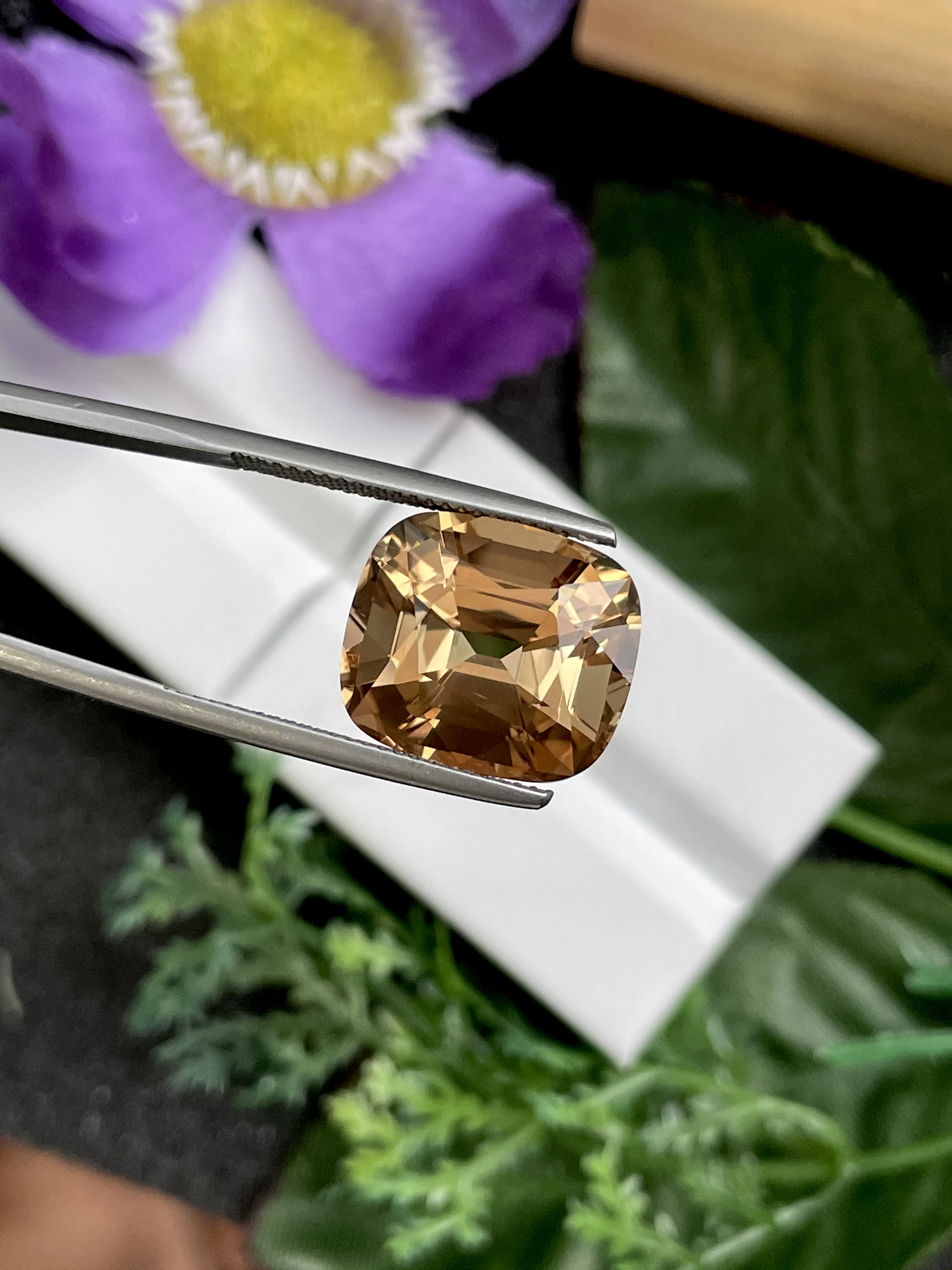 Yellow Tourmaline 13.72ct - 15x13mm (YT0078)