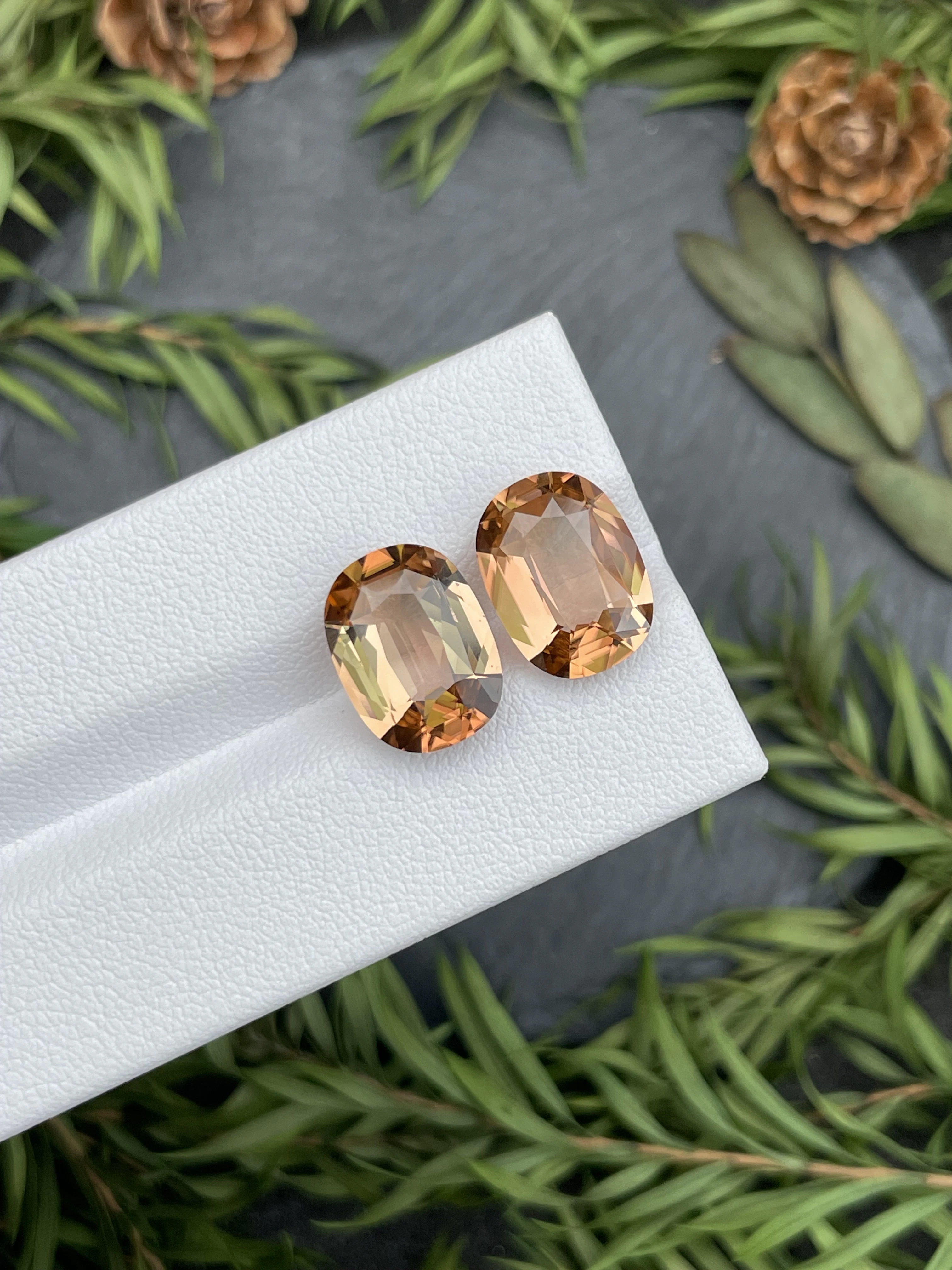 Yellow Tourmaline 8.46ct - Pair (YT0164)